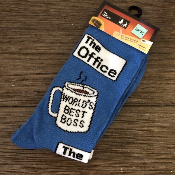 Underwear & Socks | The Office Worlds Best Boss Novelty Mens Crew Socks ...